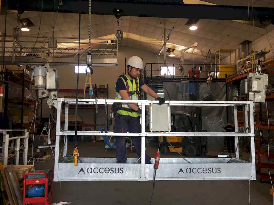 Manhole BASIC Suspended Scaffolding | Accesus Suspended Scaffoldings