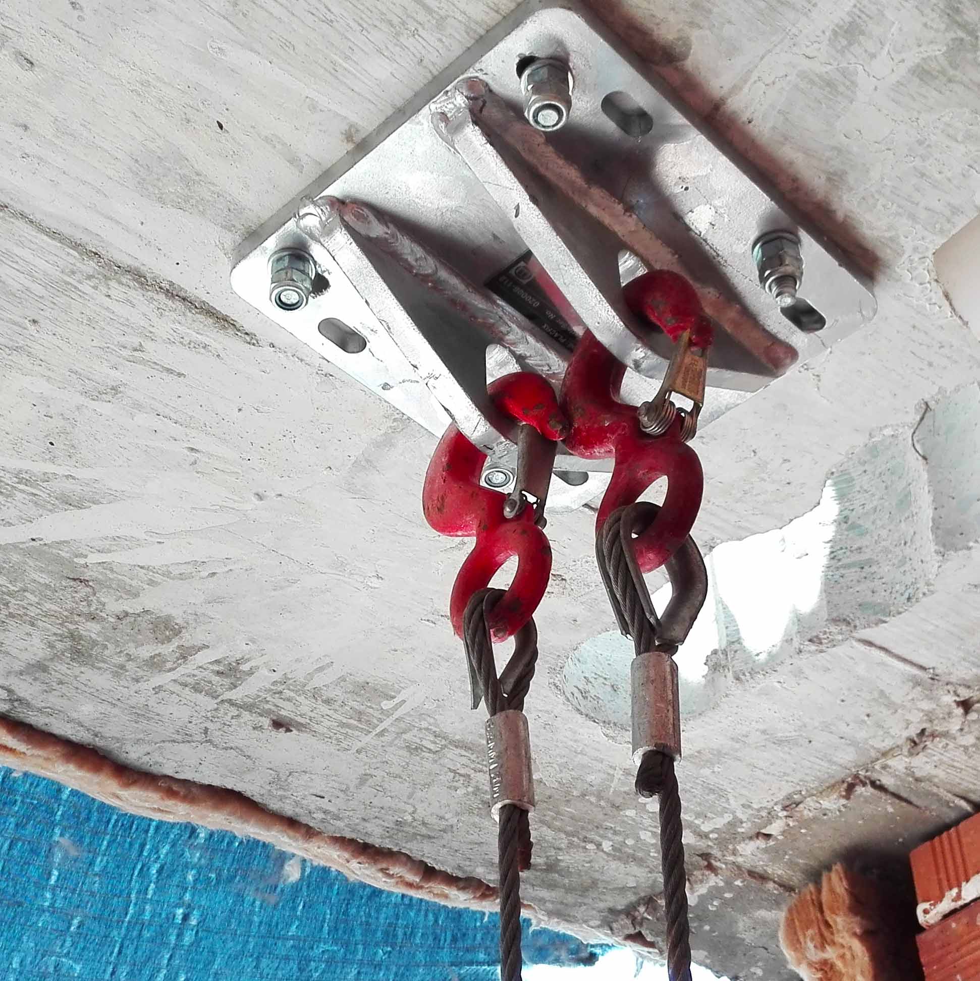 Placa de anclaje PLACFIX | Equipos para accesos en altura