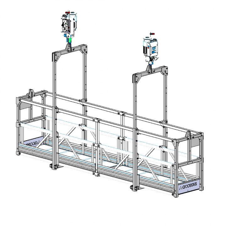 KOMPLET Suspended Scaffolding with Walk-through Stirrups | Accesus